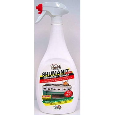 BAGI SHUMANIT Cold Grease Remover 26.4 Fl Oz Heavy Duty for Oven, Pan ...