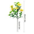 Artificial Simulation Green Pentaphyllus Plastic Flower, 30 cm Branch ...