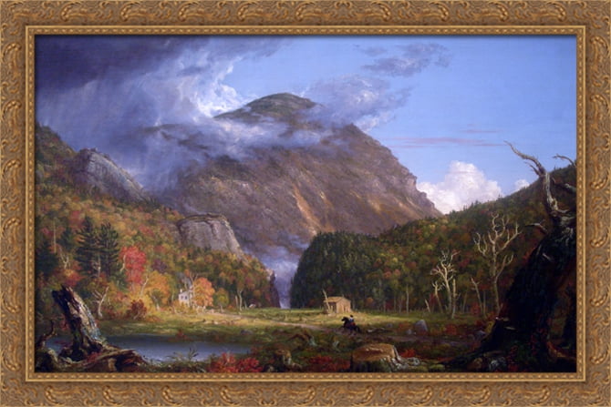 A View of the Mountain Pass Called the Notch of the White Mountains ...