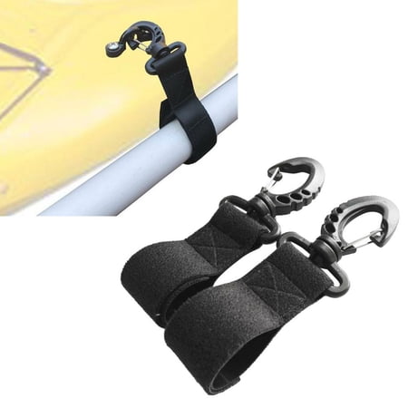 2pcs Kayak Paddle Clips Universal Adhesive Fastener Strap Kayak Canoe ...