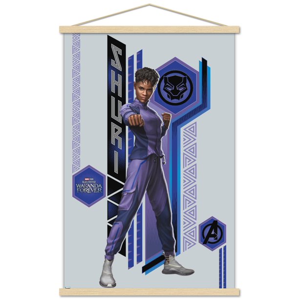 Marvel Black Panther: Wakanda Forever - Shuri Wall Poster with Magnetic ...