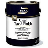 Deft® Clear Wood Finish Brushing Lacquer, Semi-Gloss - Walmart.com
