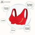 Joyshaper Seamless Push-up Bra No Underwire Soft Full Coverage Bra Wide ...
