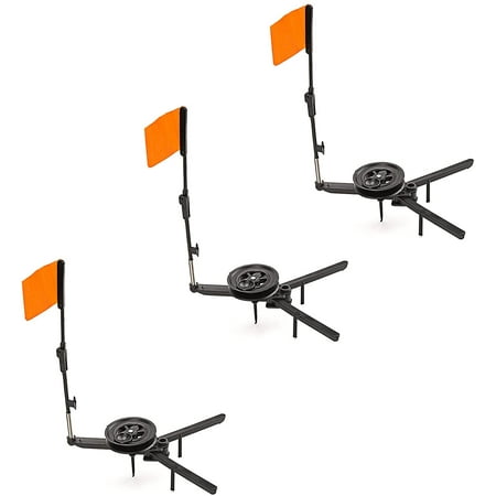 Winter Ice Fishing, Fishing Gear Ice Fishing Triangular Plate with Flag ...