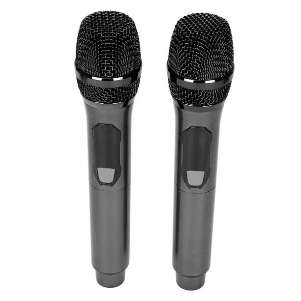 Handheld Microphone, Wireless Microphone Plug And Play For Home Black ...