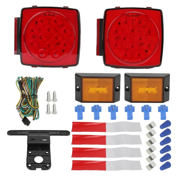 Luz LED de posición lateral para remolque, luz LED para remolque de 12 ...
