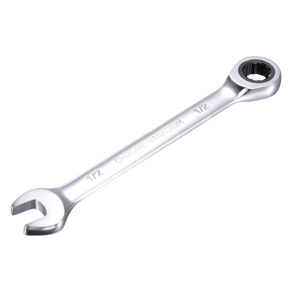 1/2" Ratcheting Combination Wrench SAE 72 Teeth 12 Point Ratchet Box ...