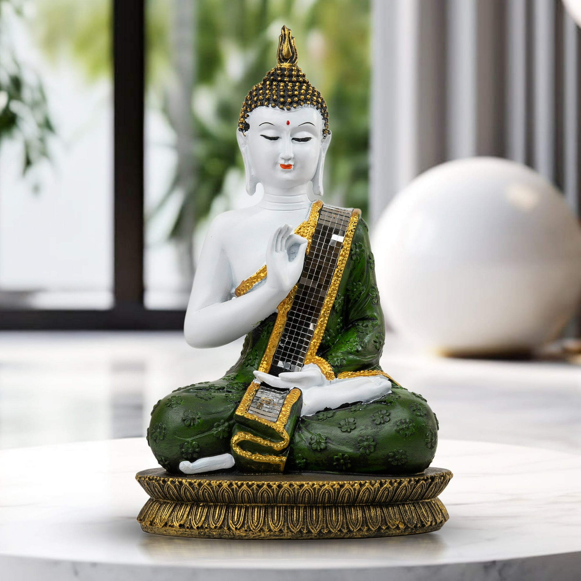 Click here for Accent Collection Seated Prayer Buddha Statue  11... prices