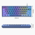 MageGee Mini 60% Wired Gaming Keyboard with RGB Lighting PC, MAC, PS4 ...