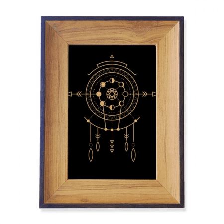 Pattern Totem Geometry Alien Circle Photo Frame Exhibition Display Art ...