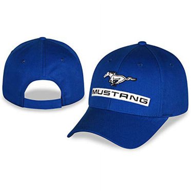Ford Mustang Men's Official Licensed Embroidered Mustang Logo Hat Cap ...
