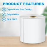 NefLaca 4x6 Thermal Shipping Lables Roll, 500 Labels/Roll,Compatible ...