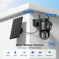 8MP Dual Lens PTZ Solar Camera imou Dual Screens PIR Human Detect ...