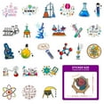 50-Pack Laboratory Science Stickers - New Chemistry and Science Lab ...