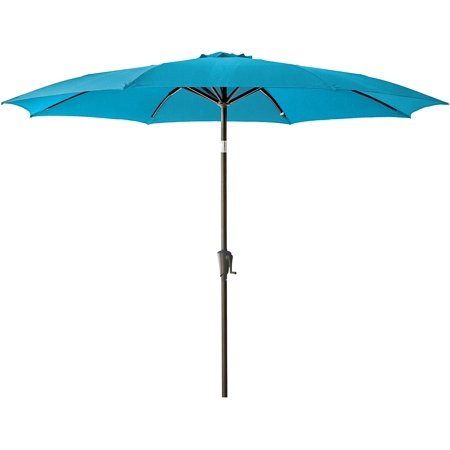 11 ft Outdoor Patio Market Table Umbrella with Fiberglass Rib Tip and ...