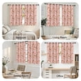 Beige and Pink Baseball Pattern Blackout Curtains,Triple Weaved Fabric ...