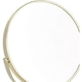 Basics Tabletop Magnifying Mount Vanity Round Mirror, 1X/5X ...