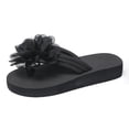 3D Floral Sandals for Women Flatform Thongs Flip Flops Summer Boho ...