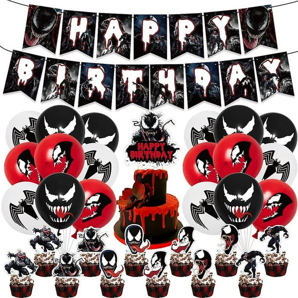 Venom Happy Birthday Party Decorations , Birthday Party Supplies For ...