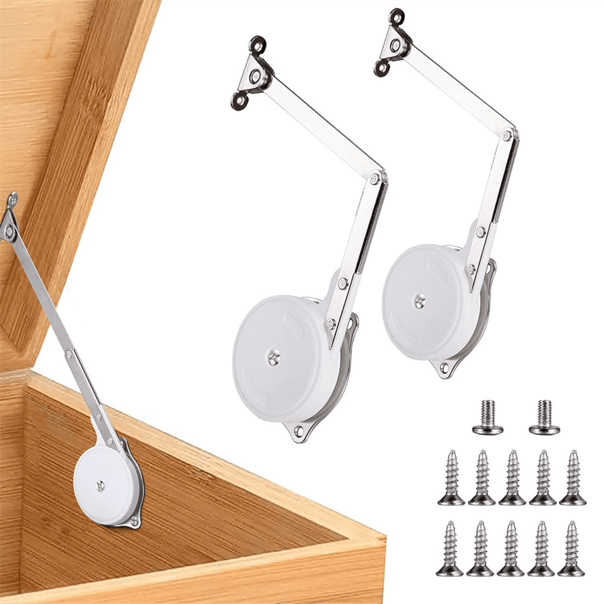 Click here for Unbranded 2 Pack Toy Boxes Hinges Soft Close Lid S... prices