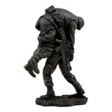 Hacksaw Ridge Military Soldier Carrying A Wounded Brother Figurine 7.25 ...