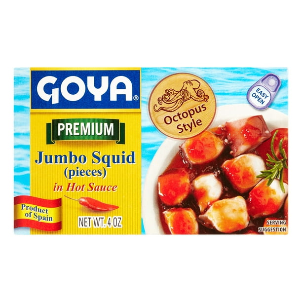 Goya Octopus in Hot Sauce, Pulpo, 4 oz - Walmart.com
