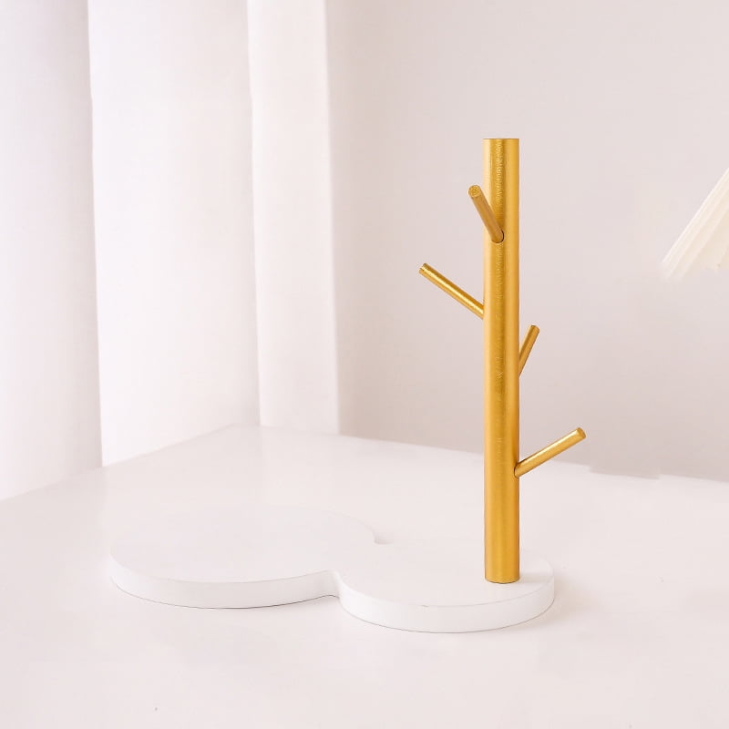 CSCHome Innovative Wooden White Gourd Tray Key Holder Living Room ...