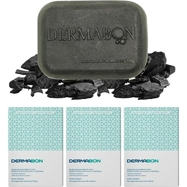 DERMABON - Barra de jabón para el control de la psoriasis,con 2% de ...