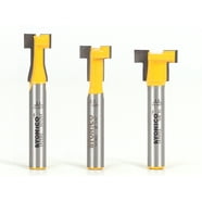 Yonico 5 Bit Casing & Base Molding Router Bit Set - 1/2" Shank - 16501 ...