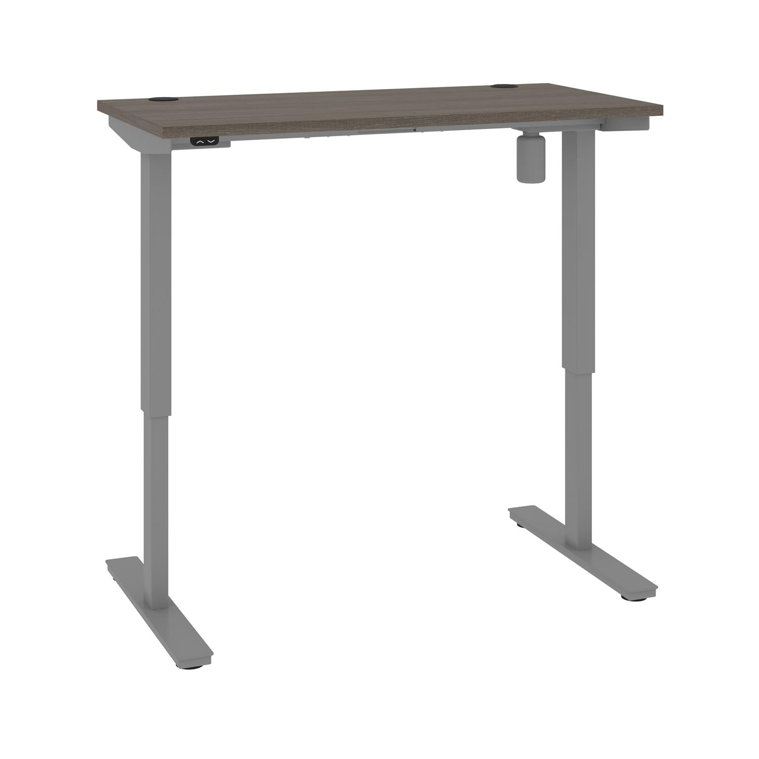 Bestar Upstand 24 X 48 Standing Desk In Bark Grey Walmart