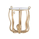 Linon Olivia Metal Octopus Table in Gold - Walmart.com