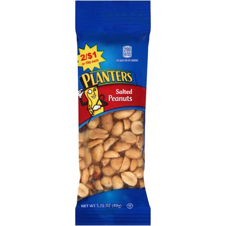 Planters Salted Peanuts 1.75 oz. Bag - Walmart.com