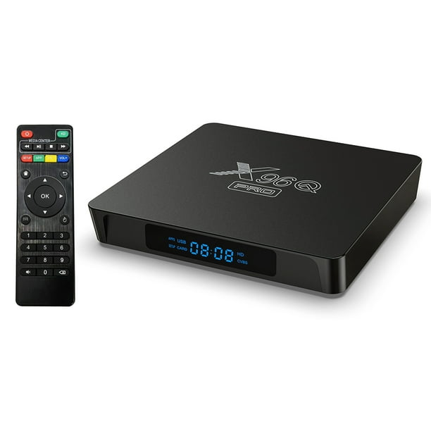 Decodificador de TV inteligente X96Q PRO con Android 10.0 y multimedia ...
