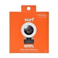 onn. Webcam with Ring Light w/3 LED Levels, Autofocus, Built-in ...