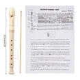 C Key 6 Hole 8 Hole Descant Soprano Recorder with Cleaning Rod German ...