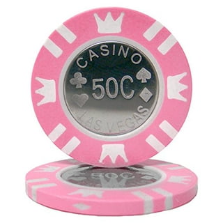 Coin Inlay Deluxe Heavy Weight 15g Poker Chips, $100 Black, 50-pack ...