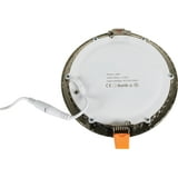8 inch 18W LED Panel Recessed Light Fixture Nickel (6 Pack) - Walmart.com