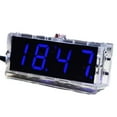 Electronic Clock Diy Kit Led Microcontroller Kit 4-Digital Clock Time ...