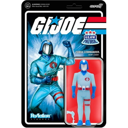Super7 - G.I. Joe ReAction Figures Wave 1B - Cobra Commander (Glow ...