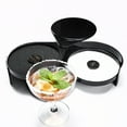 HEJULIK 1 Pack 3 Tier Bar Glass Rimmer for Margarita and Cocktail ...