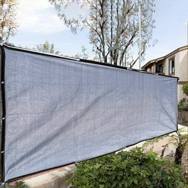 Balcony Privacy Screen Cover,Outdoor Fence Shield Mesh Windscreen, Sun ...