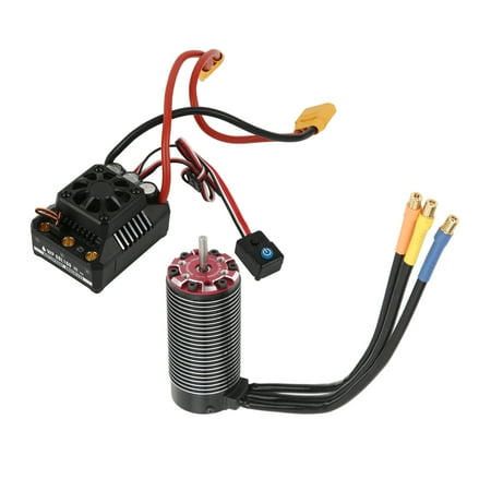 RC Brushless Motor Kit, High Torsion Double XT90 Plug Professional RC ...