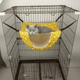 Adjustable Cat Cage Hammock with Anti-Scratch Design, Thicken Breathable Kitten Swing Bed for ...