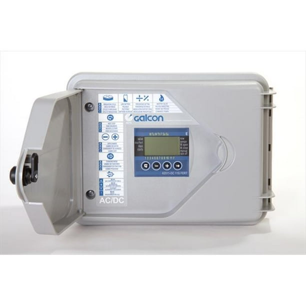 Galcon 625112F DC-11S 11 Station Irrigation + 1 Station Fertigation ...
