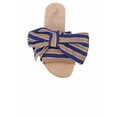 BROTHER VELLIES Burkina Striped Sandal Blue/ Orange Size 10M - Walmart.com