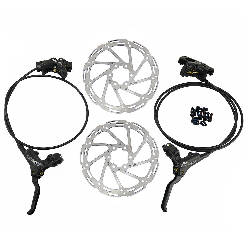 TEKTRO HD-M750 Hydraulic Disc Brake Set 4-Piston Caliper w/ 180mm