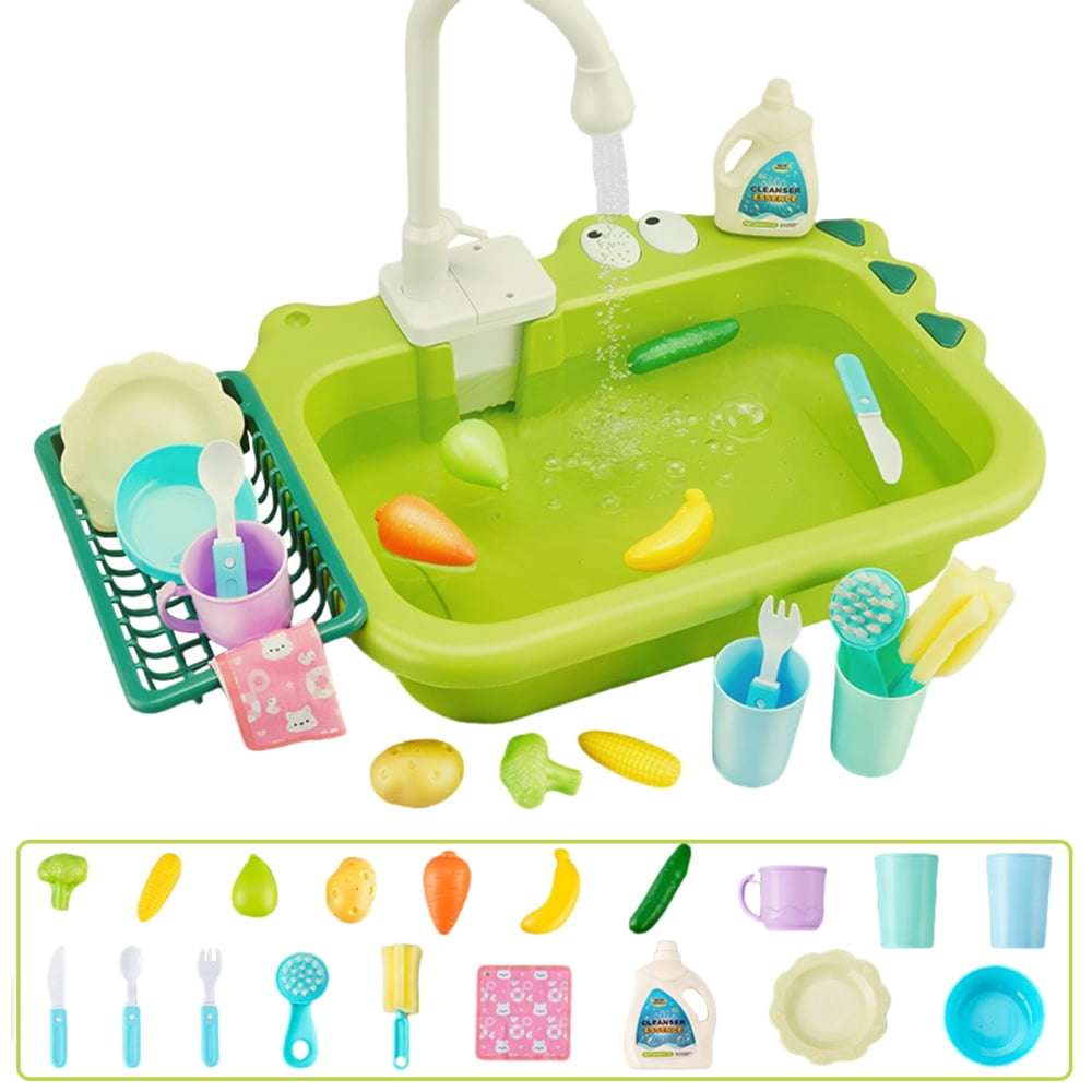 Boys And Girls Toy Sets, Kitchen Cartoon Little Girl Dishwasher ...