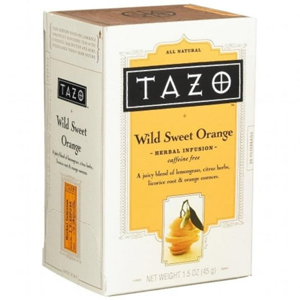 Tazo Tea Herbal Wild Sweet Orange Tea - Walmart.com
