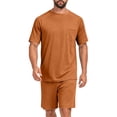 BRANROY Pajamas for Men Soft Summer - Mens Pajamas Set Lightweight ...