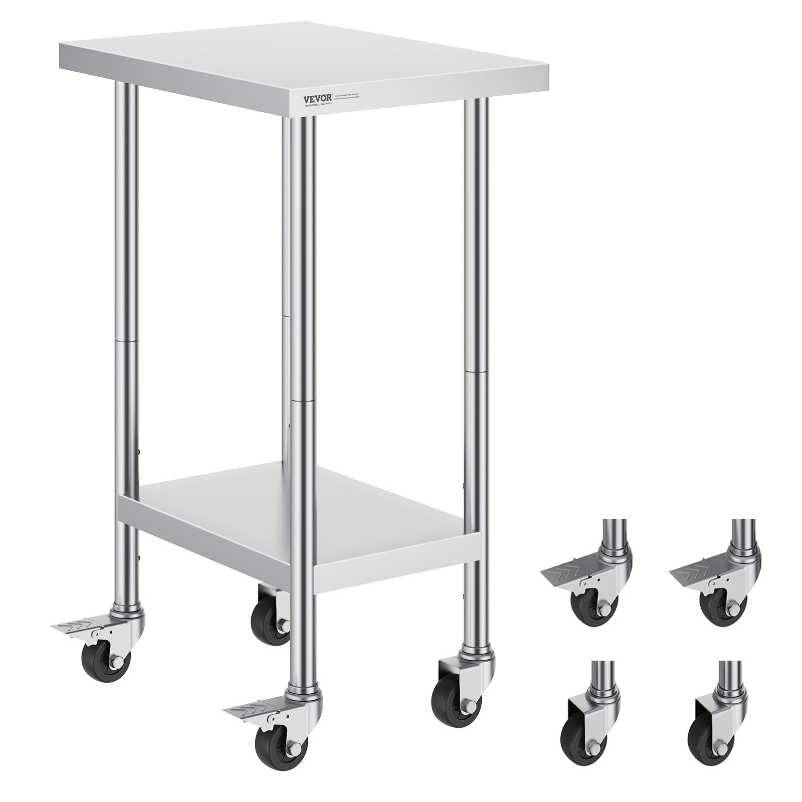 Click here for Vevor Stainless Steel Work Table 24 X 18 X 38 Inch... prices